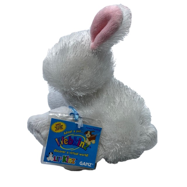 Webkinz GANZ Rabbit HM078 White Bunny No Code Plush EC B161 for sale ...