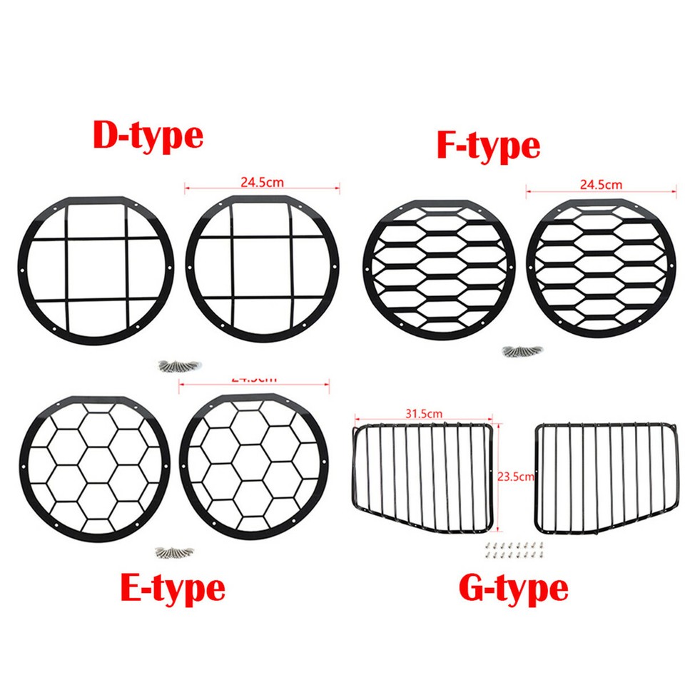 Black Front Headlight Lamp Protector Guard Cover For 2019-2021 Suzuki ...