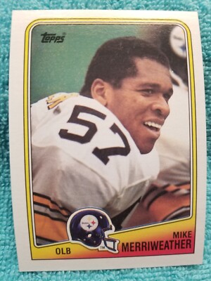 1988 TOPPS MIKE MERRIWEATHER #173 PITTSBURGH STEELERS | eBay