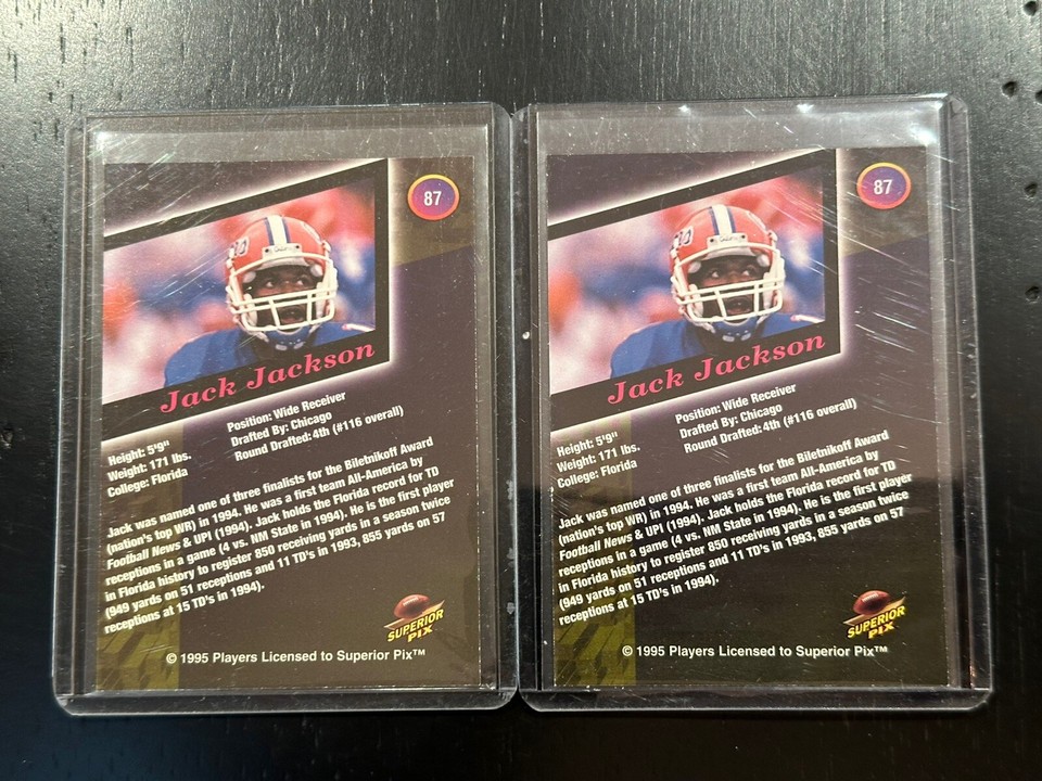 1995 Superior Pix /5000 Jack Jackson #87 Autograph Rookie Card | eBay