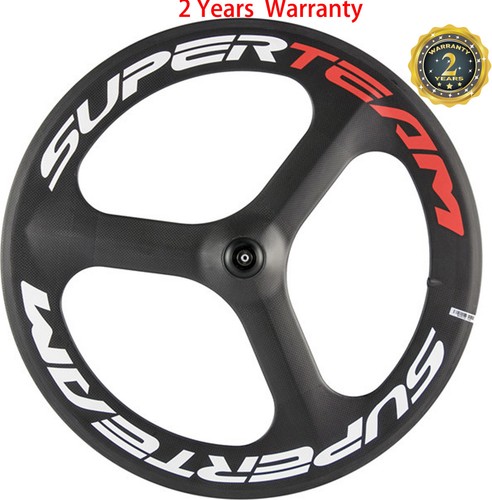 Superteam Tri Spoke Wheel Bicycle Front/Rear Road/Track Bike 3 Spoke ...