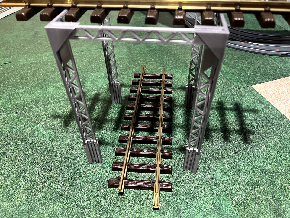 G Scale Four Sided Wide Trestle Platform for Elevated Train or Subway ...