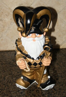 Forever Collectibles NFL NEW ORLEANS SAINTS Mardi Gras JESTER GNOME 11 ...