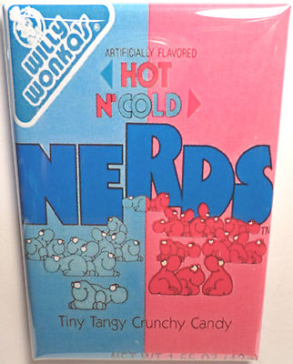 NERDS Vintage Candy Box 2"x3" Fridge or Locker MAGNET Wrapper Image 2 ...