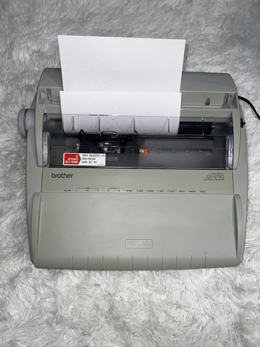 Brother Brother Gx6750 Daisy Wheel Electronic Typewriter Amazon.com: