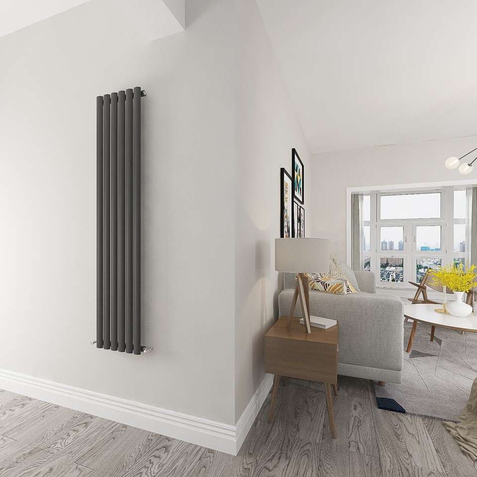 Oval Column Flat Panel Radiator Horizontal Vertical Design Central ...