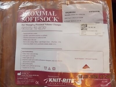 PROSTHETIC PROXIMAL SOFT-SOCK BY KNIT-RITE 5 PLY #1SP5SRMD FITS SIZE1 ...