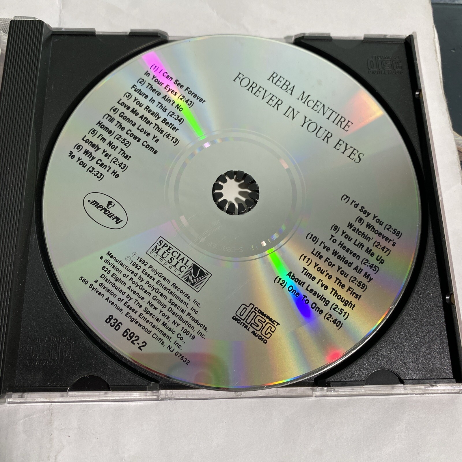 Reba McEntire - Forever in Your Eyes (CD, 1992) 42283669222 | eBay