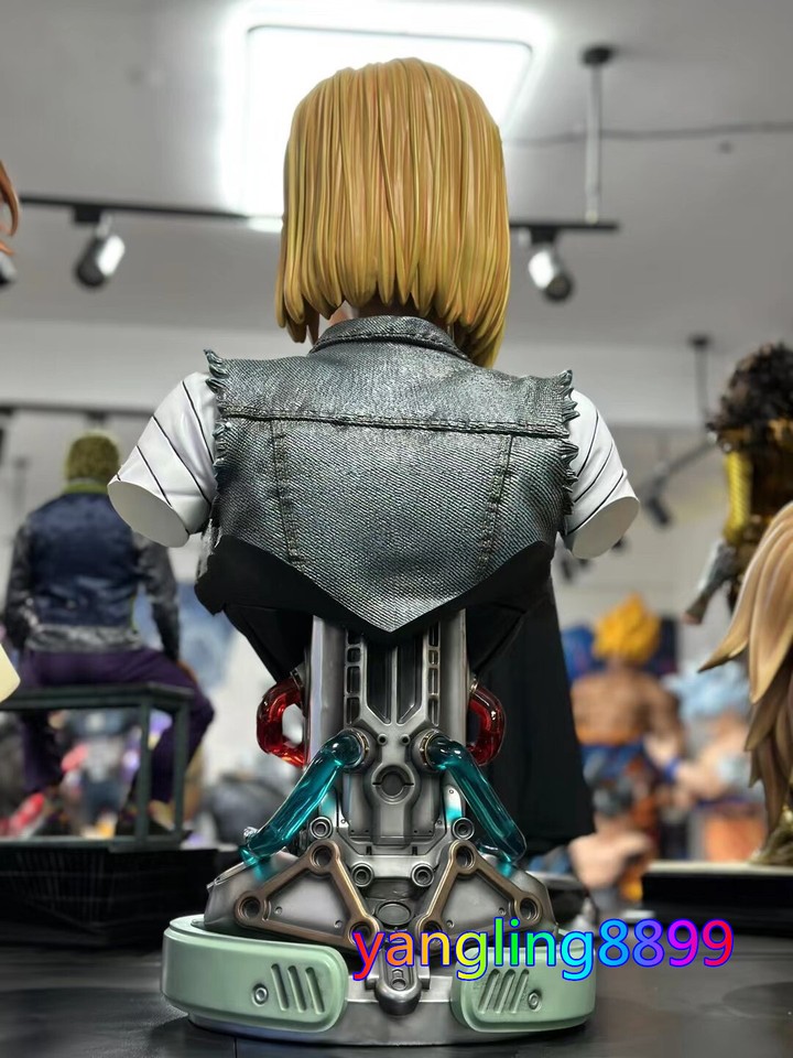 Android 18 Bust Resin Model 1/1 Custom Recast GK Statue Figure ...