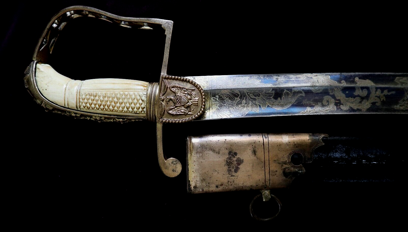 AMERICAN MEXICAN WAR EARLY CIVIL WAR HIGH RANKING OFFICER SWORD C 1835 ...