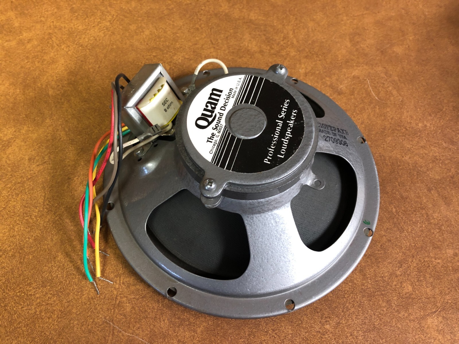 Quam 8C10FEPAXB Speaker w/ 70 Volt Tranformer | eBay