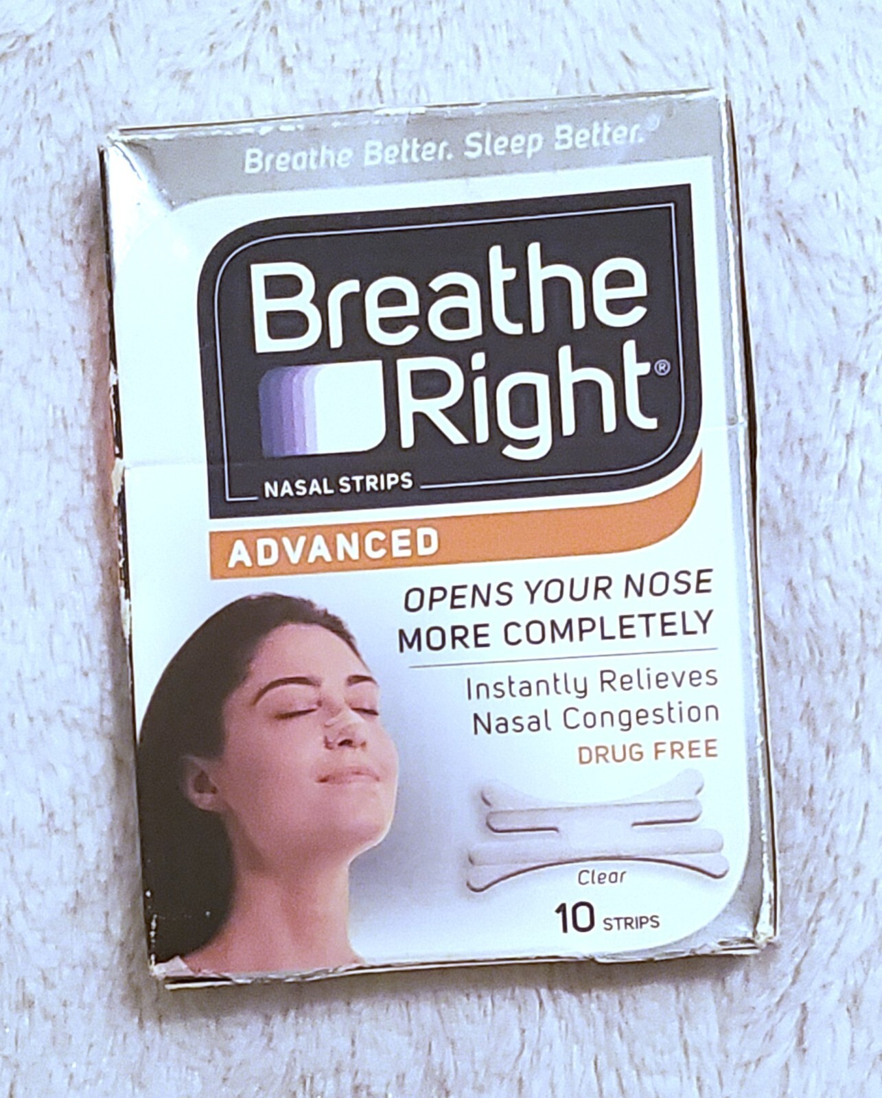 Breathe Right Advanced Nasal Strips - 10 Strips | eBay