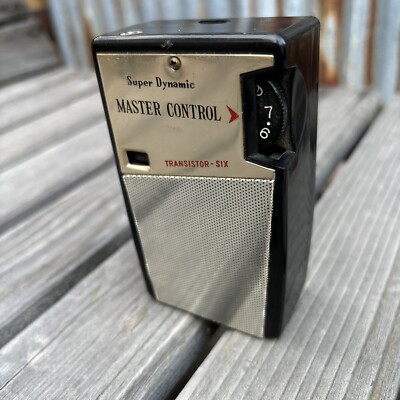 SUPER DYNAMIC MASTER CONTROL Transistor Radio - Unique Name! JAPAN | eBay
