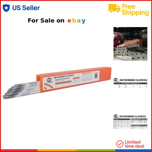 Aluminum E4043 Stick Electrode 3/32 x 14 in Industrial Welders 1 lb | eBay