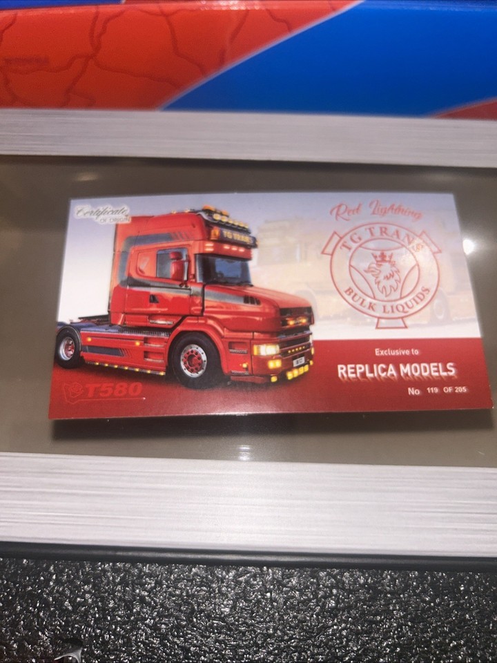 WSI REPLICA MODELS COLLECTION 86 TG TRANS SCANIA T164 V8 TOPLINE LOW ...