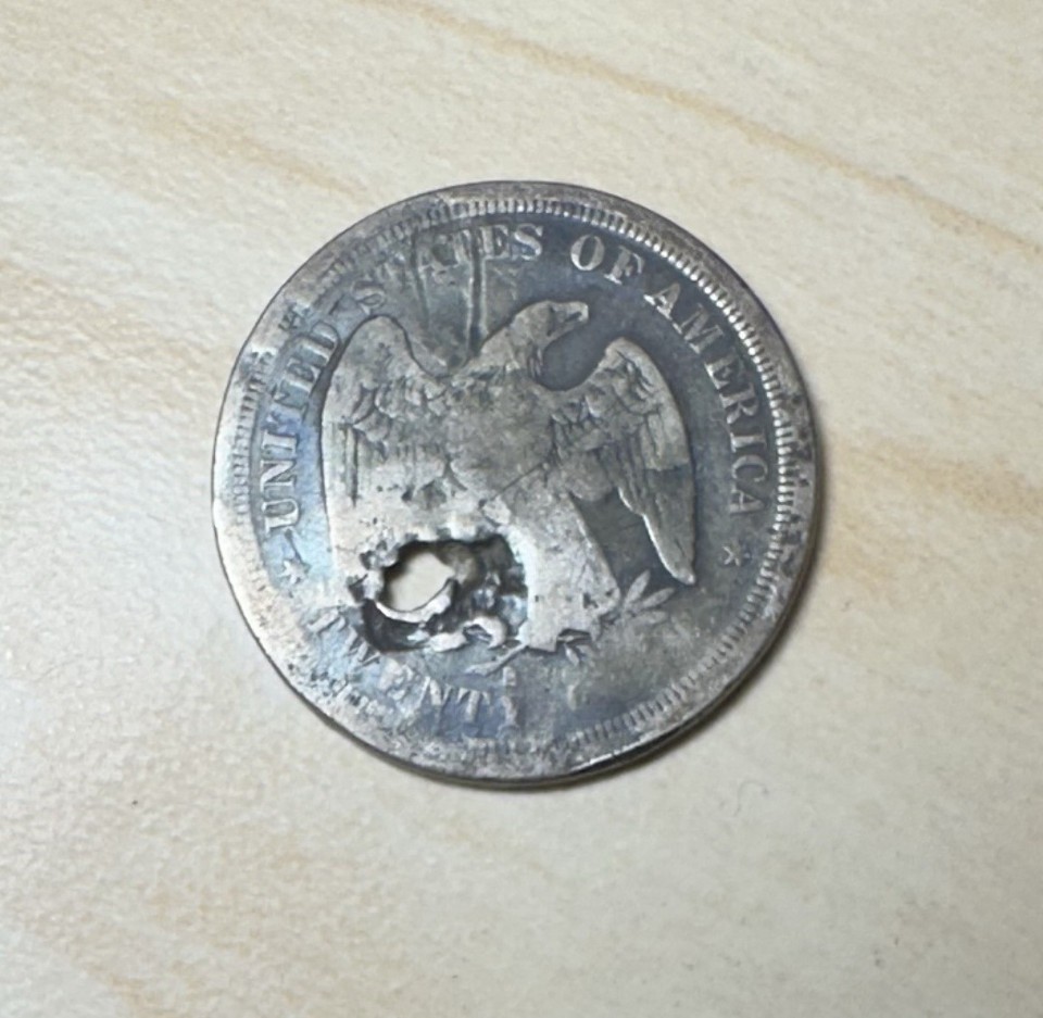 1875-S Silver Twenty Cent Piece - 20C - Nice Circulated Type Coin | eBay