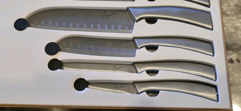 Emeril Lagasse 6 Pc Stainless Steel Kitchen Knife Set | eBay