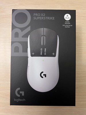 Logitech PRO X2 SUPERSTRIKE Wireless Gaming Mouse White, 44000 DPI ...