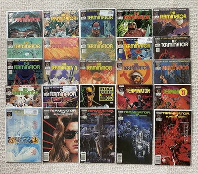 Terminator Burning Earth #1-5 Set 1st Alex Ross, 1-17 Now Comics Set ...