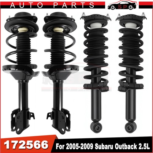 4x Quick Front Rear Complete Struts Shocks Spring For 2005-2009 Subaru ...