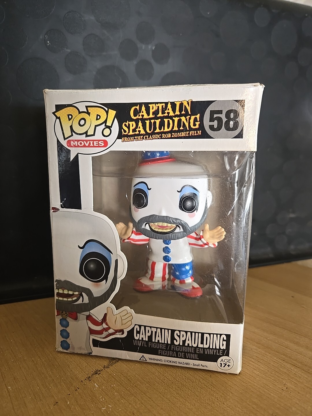Funko Pop! Movies Captain Spaulding #58 Vinyl House Of A 1000 Corpses ...