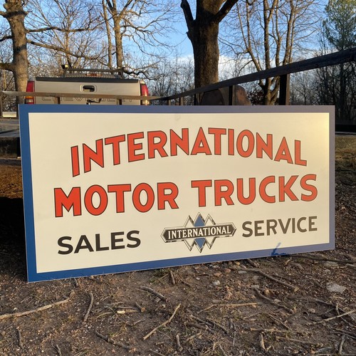 36in International Trucks Vintage Style Sign Repop Advertising | eBay