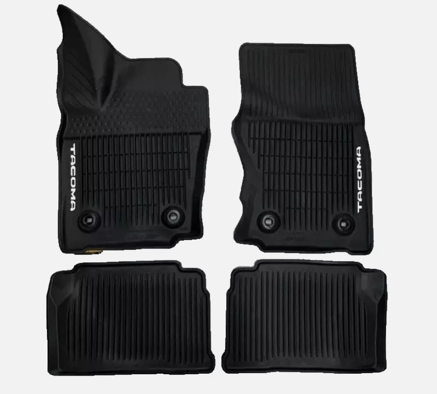 2024-2025 Toyota Tacoma Double Cab All Weather Floor Mats PT206-35242 ...