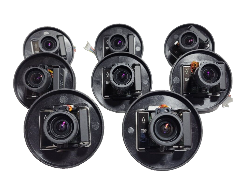 LOT OF 8 -DVTEL Fixed Dome Camera Day/Night PAL Variable Focus Lens ...