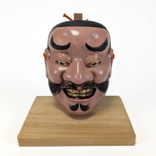Vintage Tenjin Ceramic Noh Mask High Quality Handmade Traditional Tobe ...
