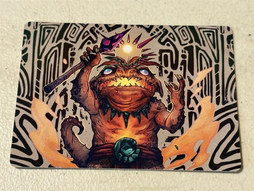 mtg Zoyowa Lava-Tongue, Lost Caverns of Ixalan Art Series card, 54/81 ...