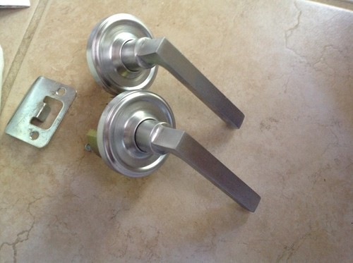 Weslock 600 Passage stainless solid door handles | eBay