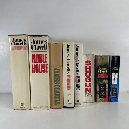 SHOGUN Series by James Clavell Asian Saga lot of 8 Hardcovers/PB ...
