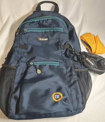 C-I-E Tours International Blue & Black Backpack | eBay