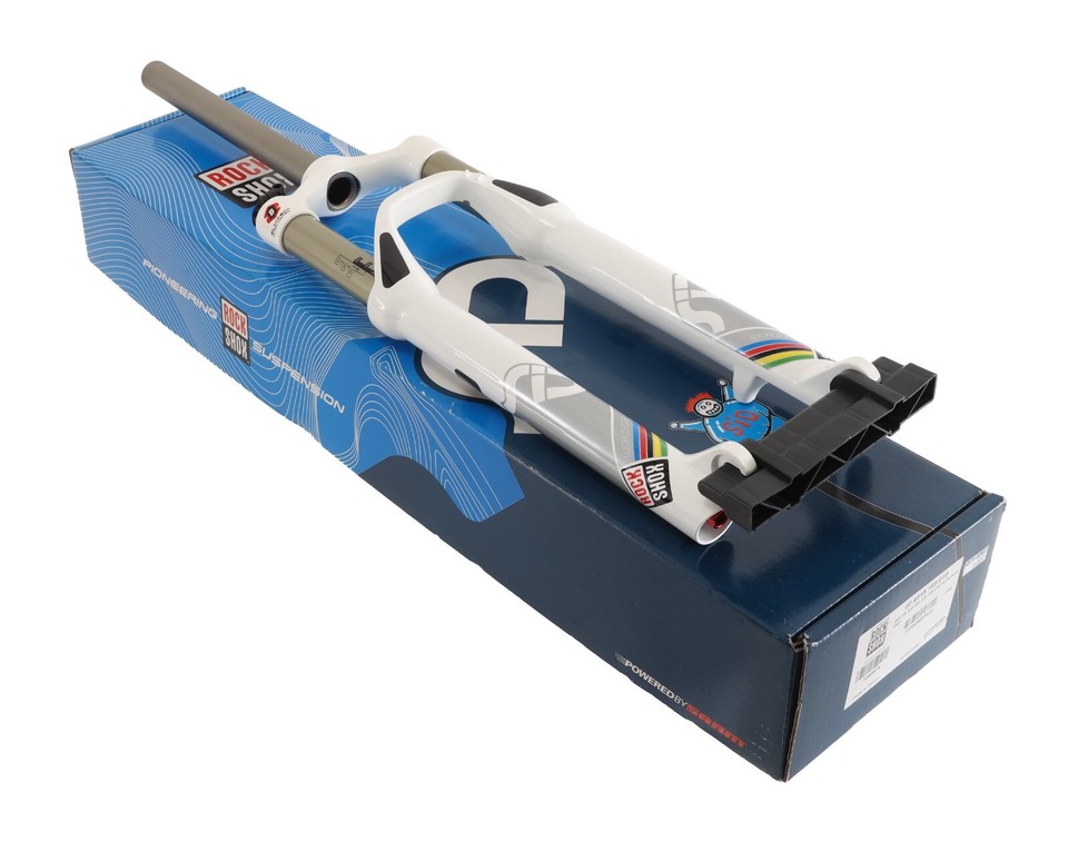 RockShox SID World Cup Pushloc Mtn Bike DualAir Fork 100mm White 26 ...