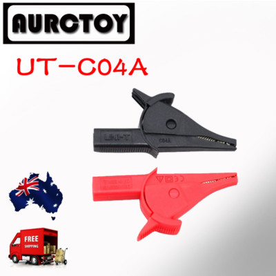 UNI-T Multimeter test lead probe Alligator CLIPs UT-C04A 4mm female ...