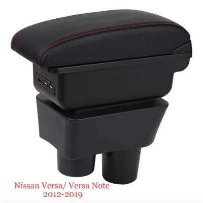 Center Console Storage Armrest Box For Nissan Versa/ Versa Note 2012 ...