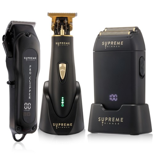 Barber Haircut Kit by SUPREME TRIMMER - Clipper, Trimmer & Shaver ...
