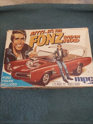 The Fonz Dream Rod 1/25 scale MPC Car Model Kit Used | eBay