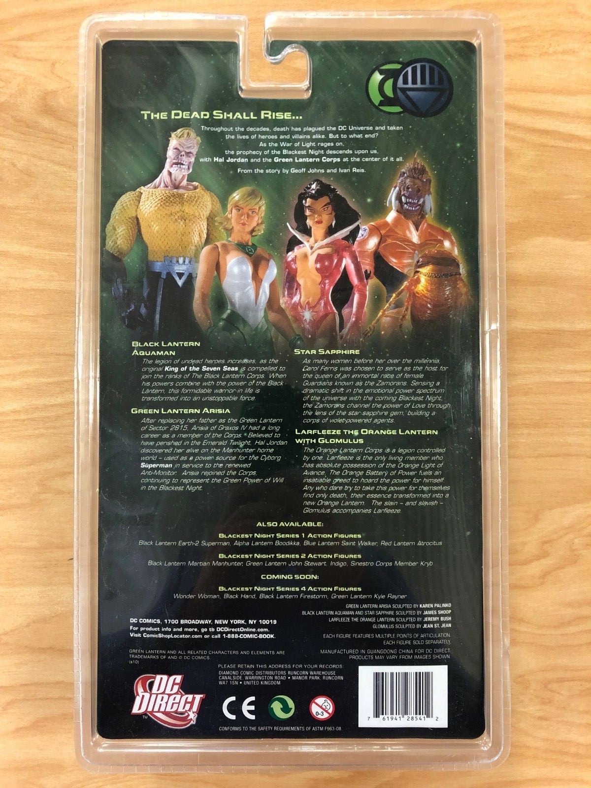 DC direct blackest night Series 3 larfleeze the orange lantern with ...