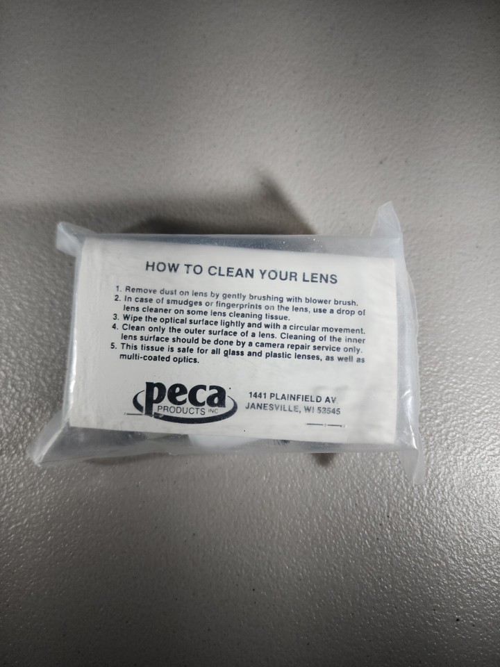 Vintage Canon Original Anti Fog Lens Cleaning Fluid & Accessories Peca ...