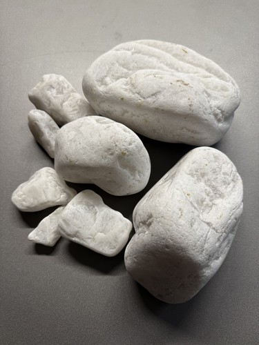 44 Lbs (20 Kg) White Quartzite High Quality Sauna Heater Rocks Stones ...