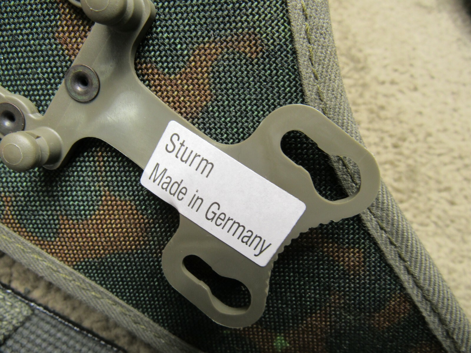 West German P38 P1 Flecktarn Holster Bundeswehr W/ Alice clip Adapter ...