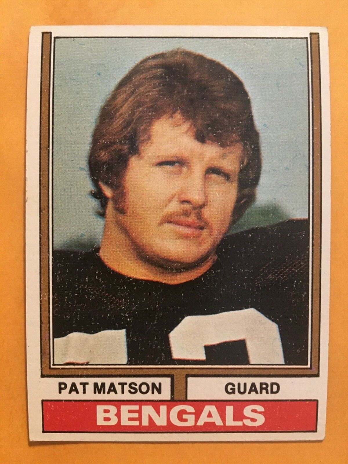 1974 Topps #9 Bengals Pat Matson Football Card | eBay