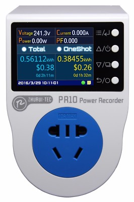 PR10-A AU 10A Plug Power watt meter/ socket /energy meter/ kwh ...