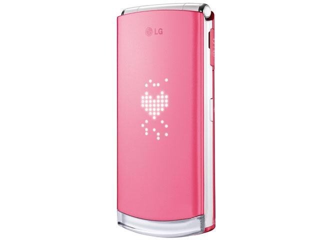LG Lollipop GD580 Pink 3MP FM Radio LED Lighting GSM 3G Flip Mobile ...