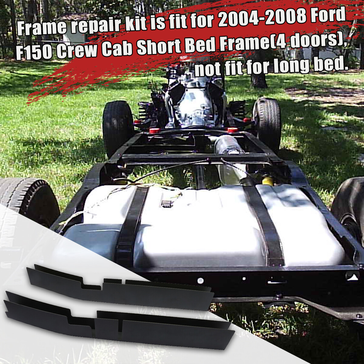 Mid Frame Rail Rust Repair Kit For 2004-2008 Ford F150 Super Crew Cab 4 ...