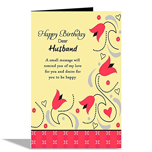 Happy Birthday Dear Husband beautiful Greeting Card Assorted Color | eBay