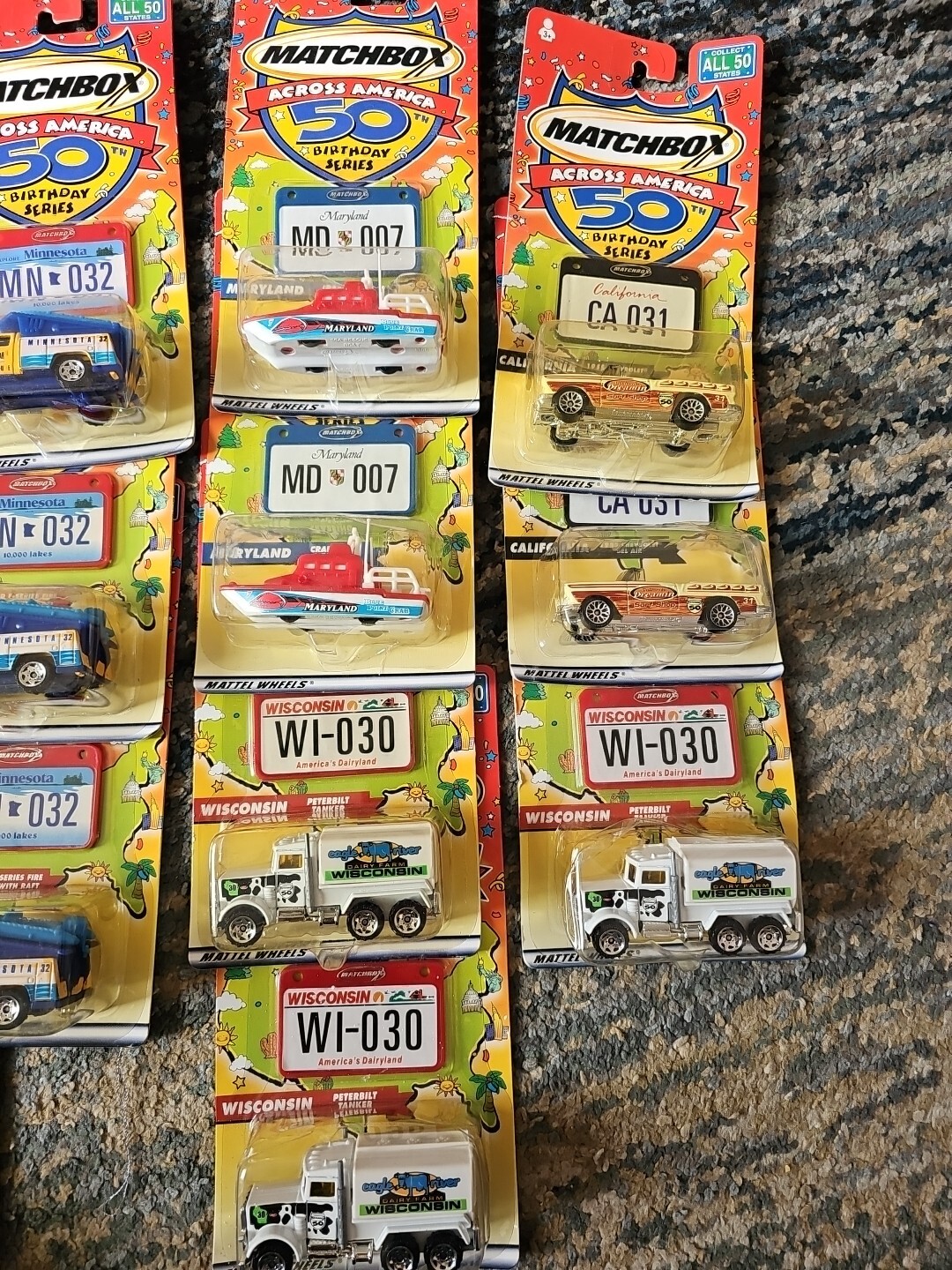 Matchbox Across America 50th Birthday Series Lot of 14 • NEW In Package ...