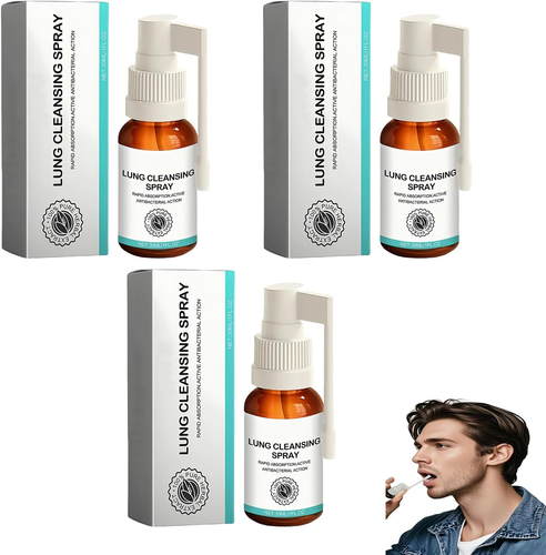 1 Pack Cleansing Spray - Herbal Lung Spray with Mullein Leaf Extract ...