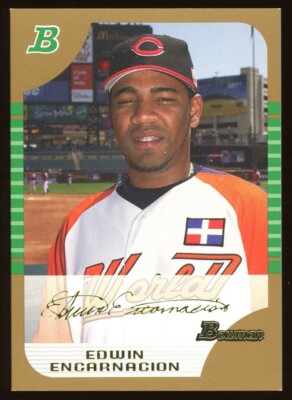 2005 Bowman Draft Picks & Prospects #BDP146 Edwin Encarnacion Gold Gold ...